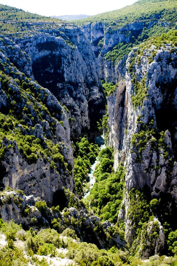 Verdon Gorge, Provence, France Stock Photo - Image of departement ...