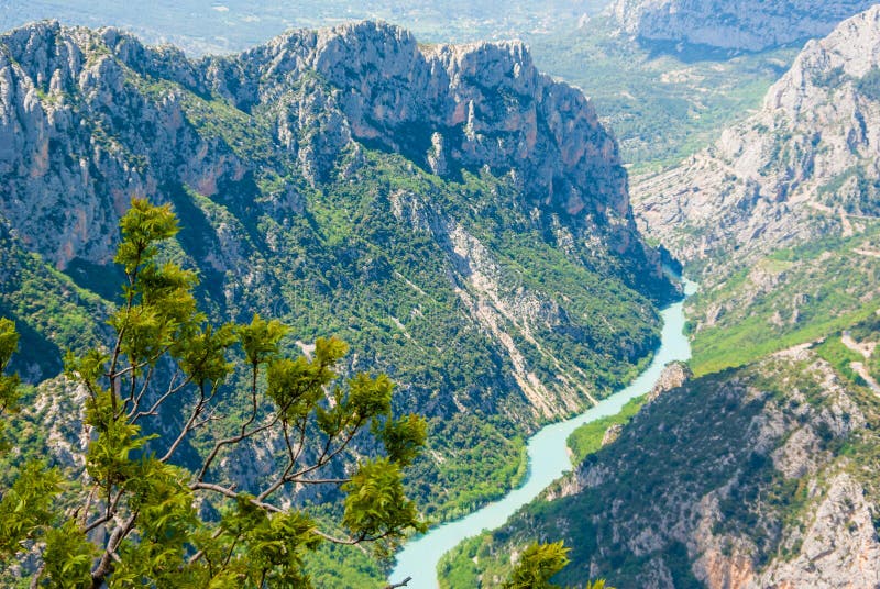 Verdon valley stock image. Image of valley, france, alpes - 41341757
