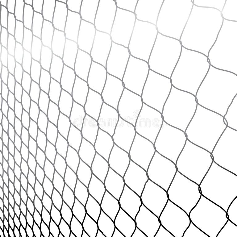 Verdrahteter Zaun in Der Perspektive Stock Abbildung - Illustration von ...