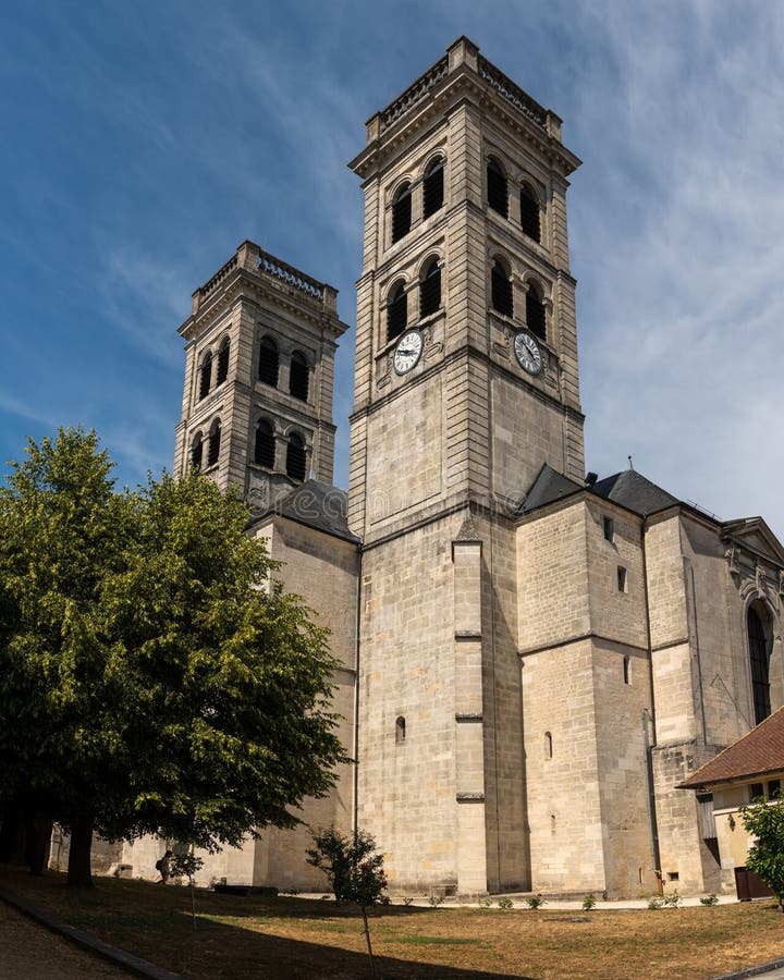 Verdun Cathedral Notre Dame on a Sunny Day Stock Image - Image of ...