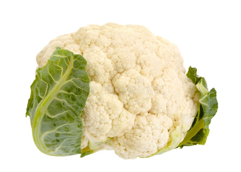 Verdura De La Col En Blanco Imagen de archivo - Imagen de aislado ...