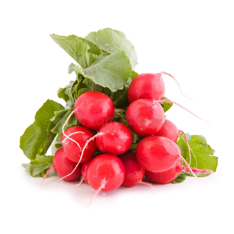Verdura Del Ravanello Rosso Immagine Stock - Immagine di verde ...