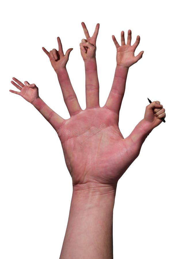 Vereis een hand? stock afbeelding. Image of onherstelbaar - 33060027