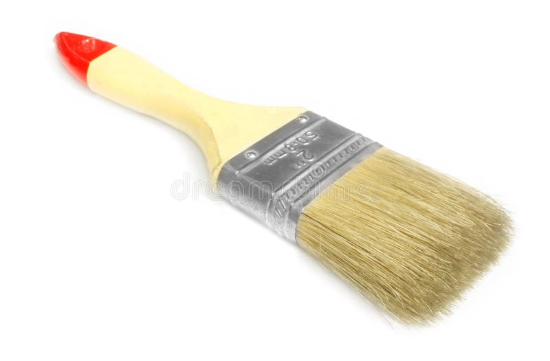 Verfkwast stock foto. Image of symbool, nieuw, bruin - 31740546