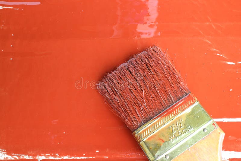 Verfborstel en kleur stock afbeelding. Image of schilderijen - 59962711