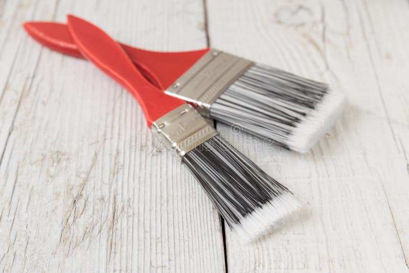 De borstel van de verf stock foto. Image of hulpmiddel - 10024164