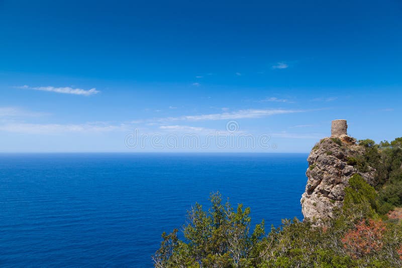 Verger Tower, Majorca stock image. Image of touristic - 38705727