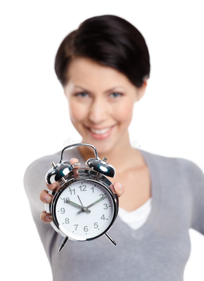 Vergeuden Sie Nicht Ihre Zeit Stockfoto - Bild von entschlossen, farbe ...