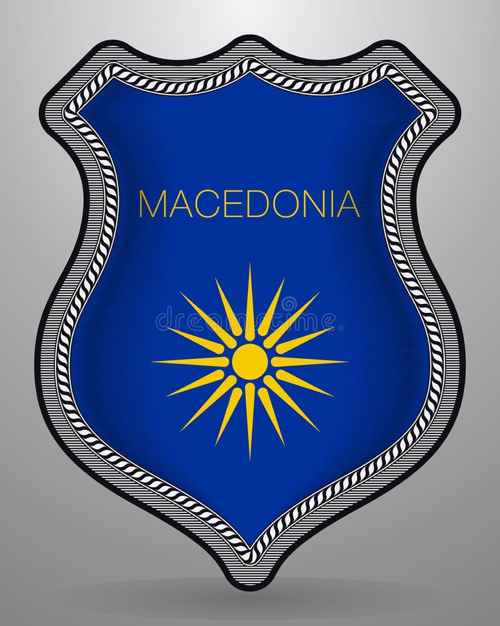 The Vergina Sun. Macedonian Flag Unofficial Version Stock Vector ...