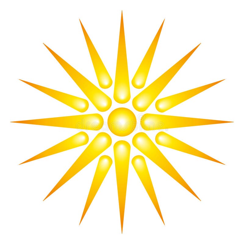 Vergina Sun, Argead Star Symbol, the Halo Around the Head of Helios ...