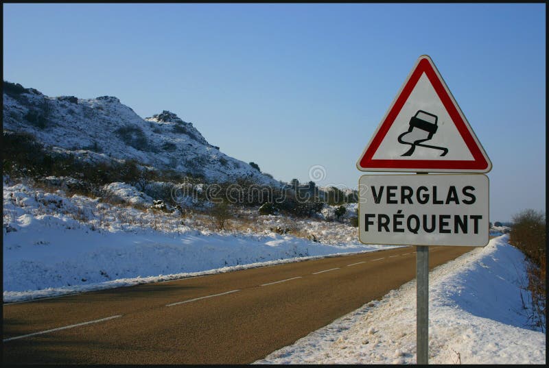 Verglas Frequent stock image. Image of sunny, roads, france - 368979