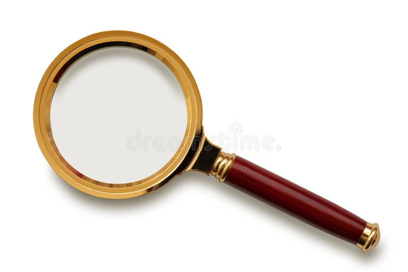 Vergrootglas. stock foto. Image of ontdekking, handvat - 13210038