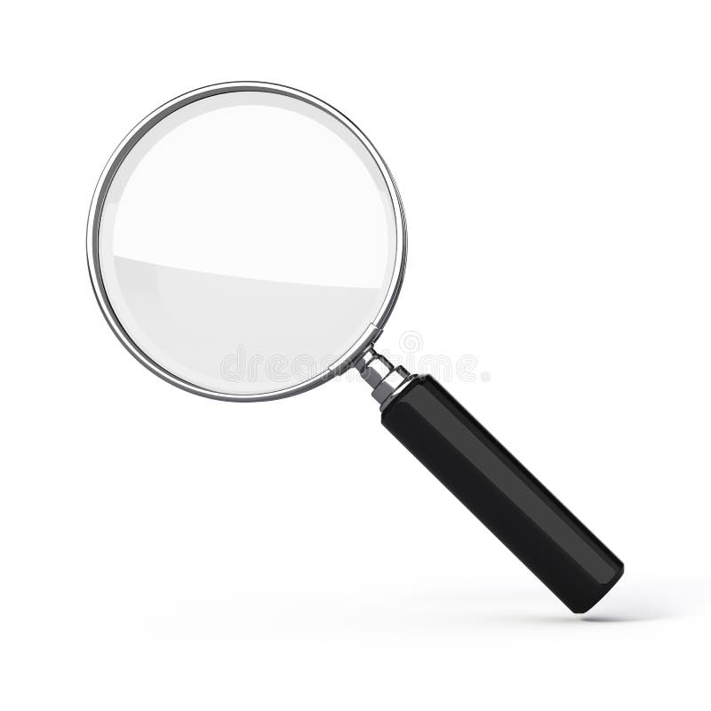Het Pictogram Van Het Vergrootglas Vector Illustratie - Illustration of ...