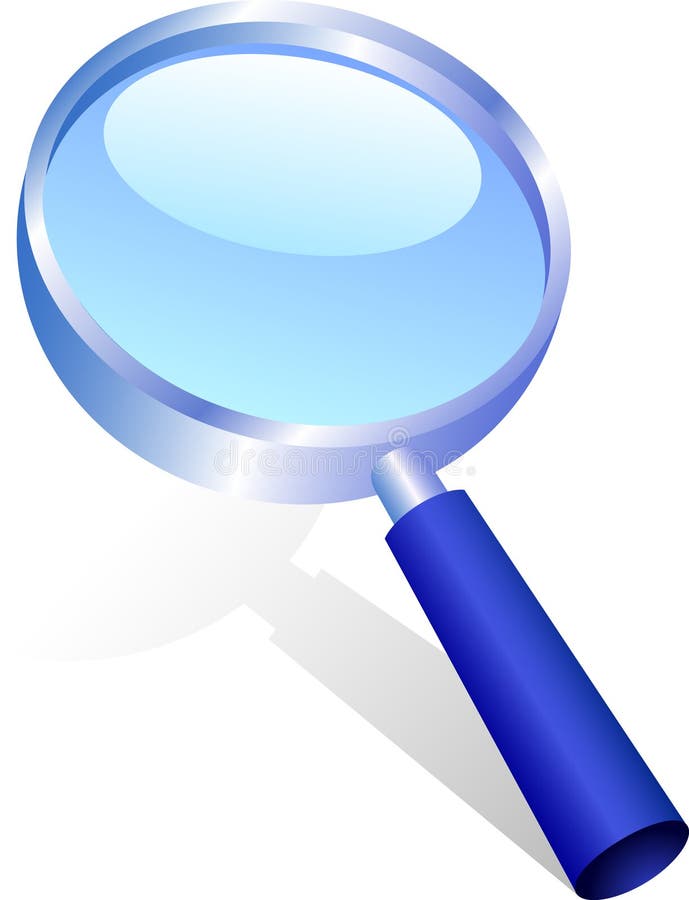 Vergrootglas vector illustratie. Illustration of glanzend - 4482076