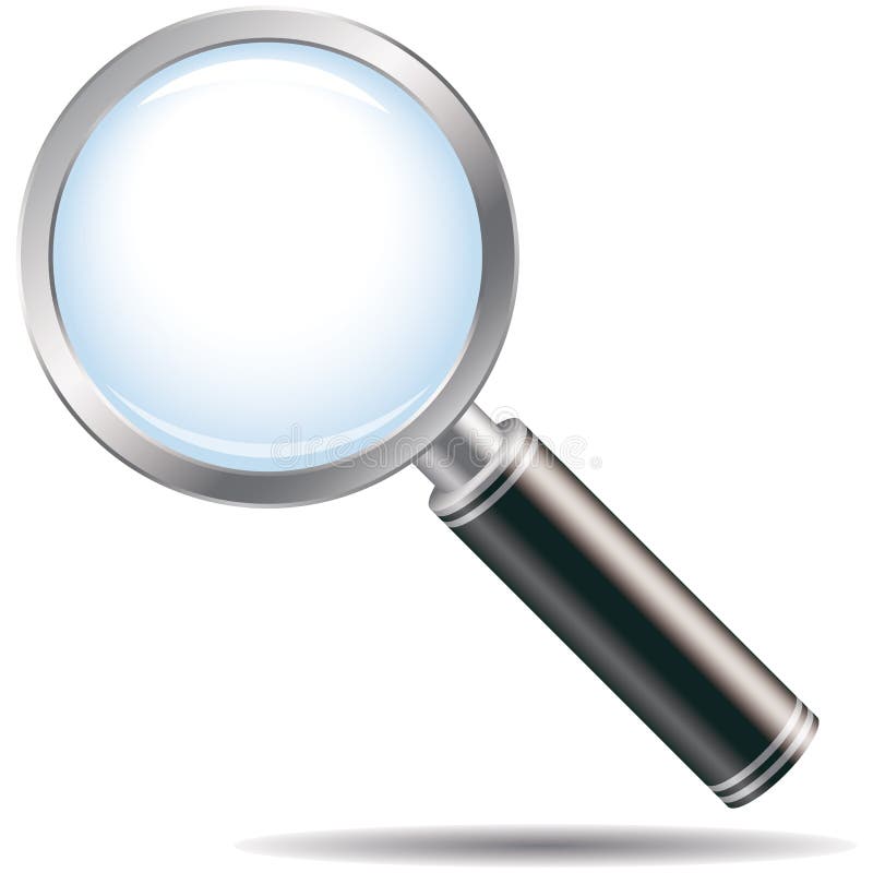 Vergrootglas vector illustratie. Illustration of glanzend - 4482076