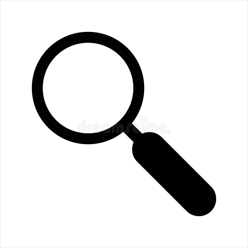 Tekening Van De Vergrootglas De Vectorhand Vector Illustratie ...