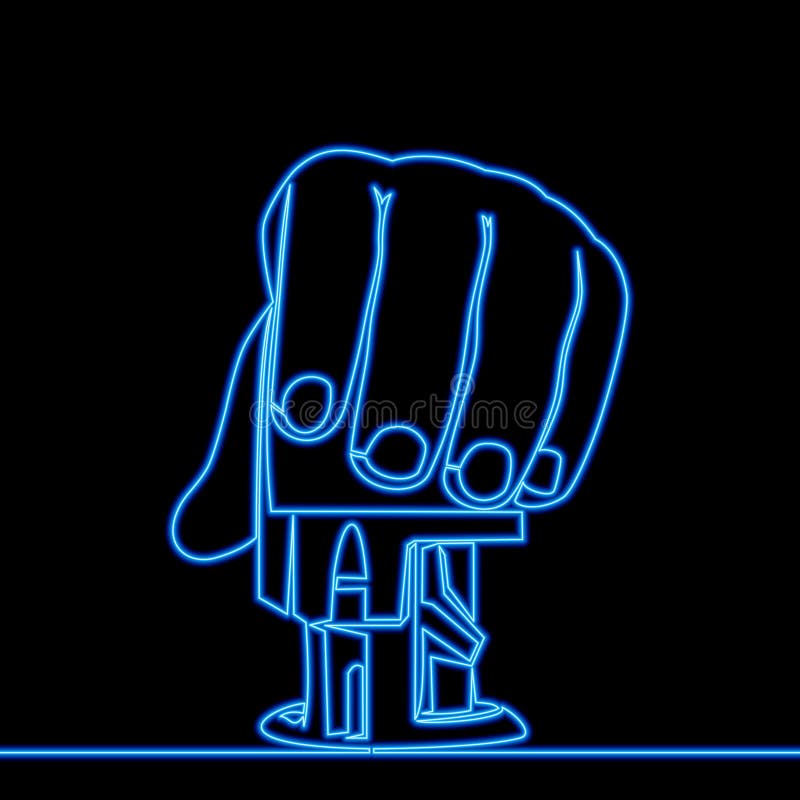 Verification and Approval of Official Document Human Hand Holding ...