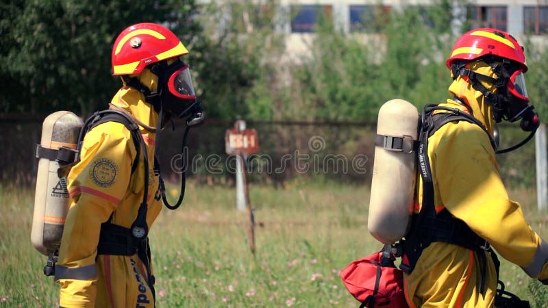 Verification Work on Environmental Safety . Clip. Men in the Working ...