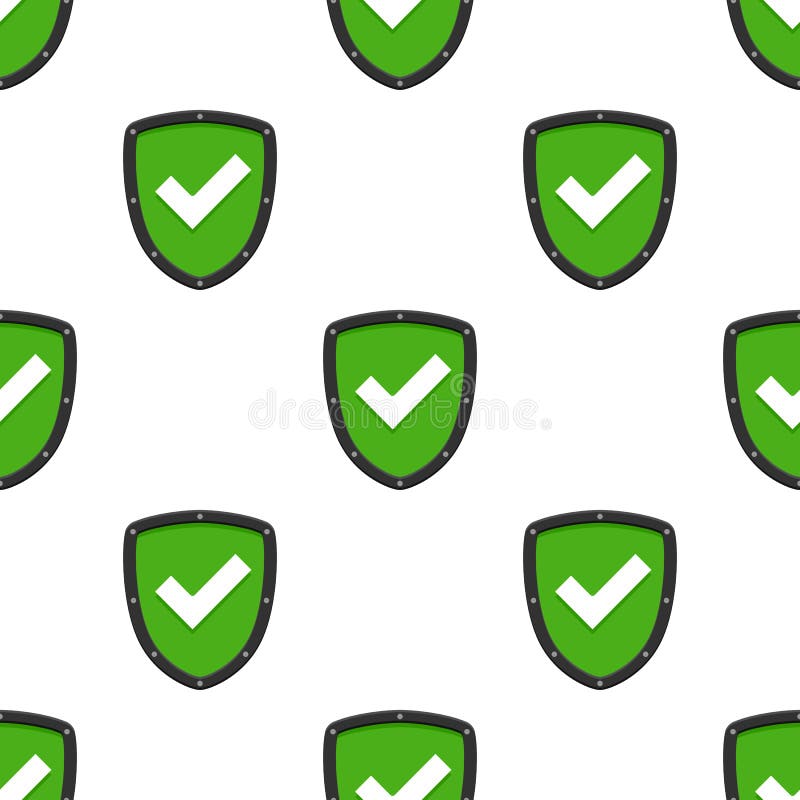 Green Verified Logo Badge with Shield Stock Vector - Illustration of ...