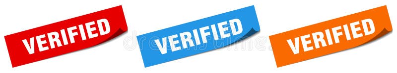 Verified Banner Template. Verified Ribbon Label Stock Vector ...