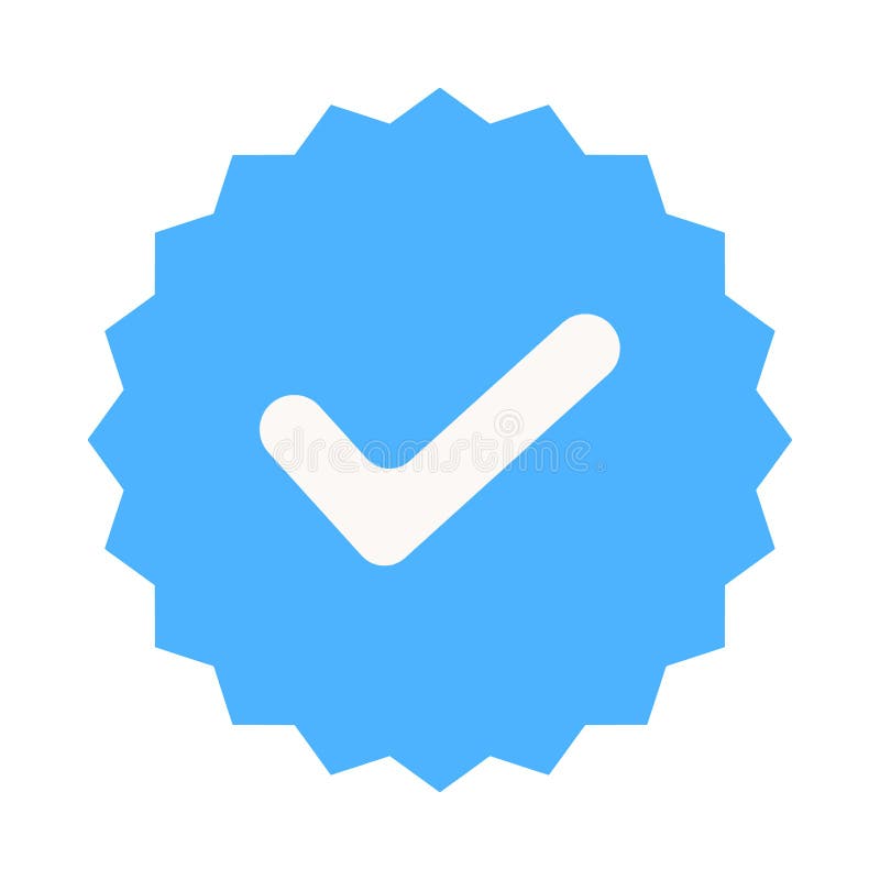 Verified Batch Icon stock vector. Illustration of right - 320895728