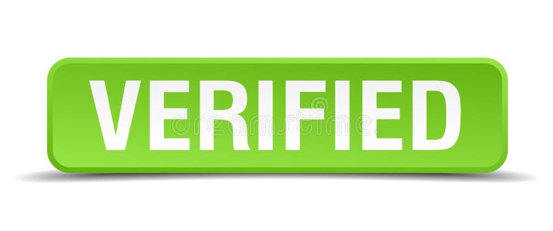 Verified Button. Verified Square 3d Push Button. Stock Vector ...