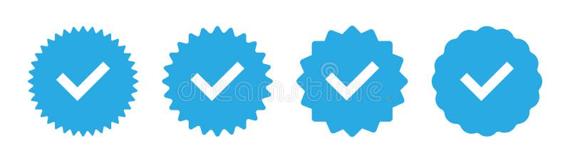 Verified Checkmark Tick. Approved Checkmark Icon. Verified Badge in ...