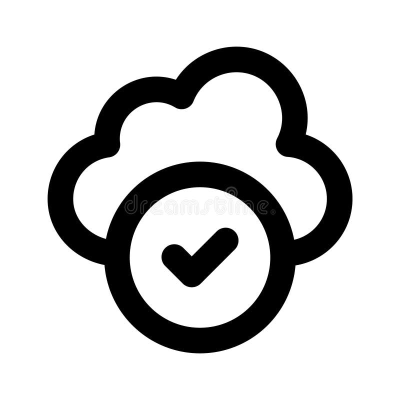 Verified Cloud Network Vector Design, Ready To Use and Download Stock ...