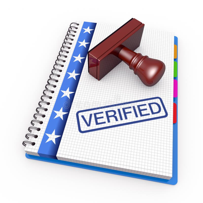 Verified concept stock illustration. Illustration of rubber - 34093589