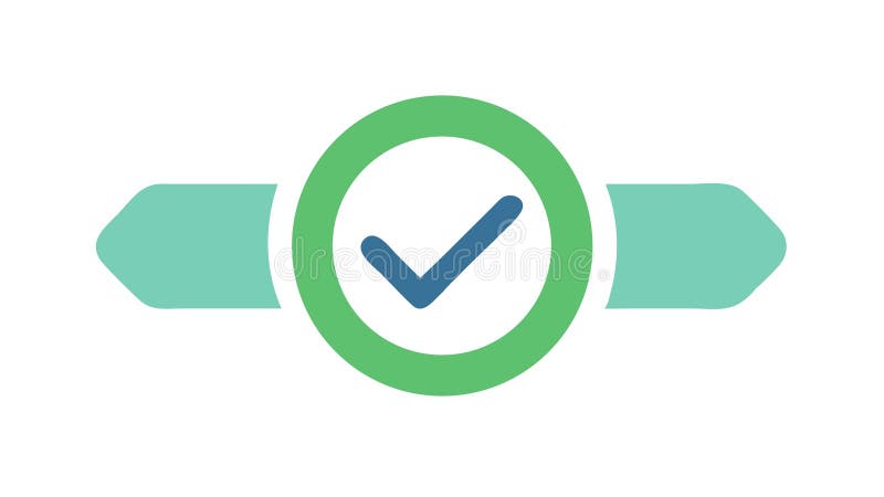 Verified Confirmed Checkmark Banner Flat Design Icon, Vector Design ...