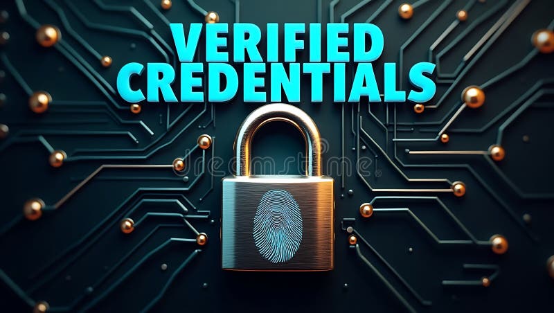 Verified Credentials Digital Security Lock with Fingerprint â€ Modern ...