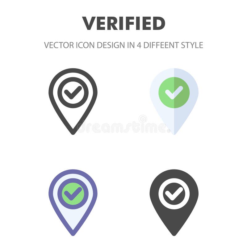 Verified Icon. for Your Web Site Design, Logo, App, UI. Vector Graphics ...