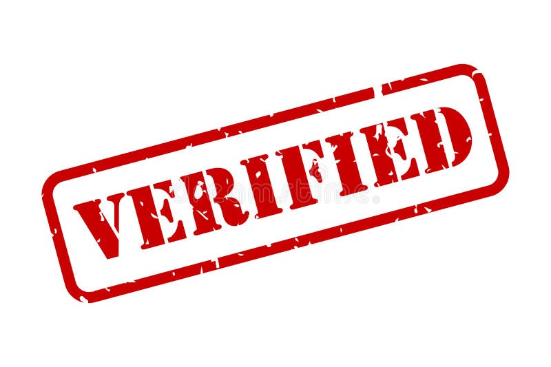 Verified Rubber Stamp Vector Stock Vector - Illustration of symbol ...