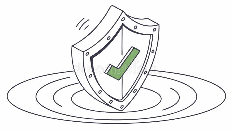 Verified Shield on Branches, Trusted Protection and Quality, Vector ...