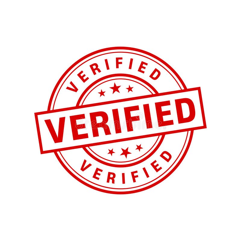 Verified Stamp. Verified Grunge Round Sign with Ribbon Stock Vector ...