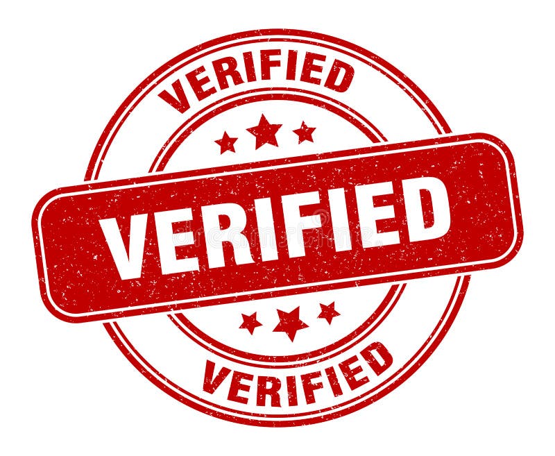 Verified Stamp. Verified Round Grunge Sign Stock Vector - Illustration ...