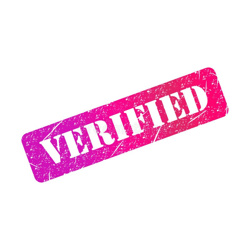 Verified Stamp Symbol, Label Sticker Sign Button, Text Banner Vector ...
