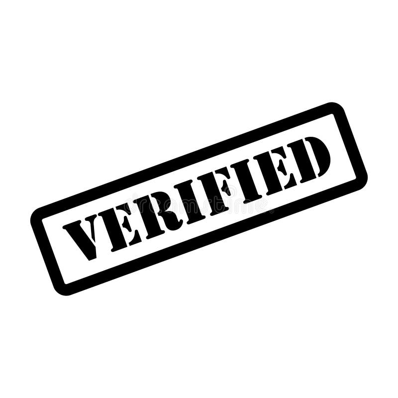 Verified Stamp Symbol, Label Sticker Sign Button, Text Banner Vector ...