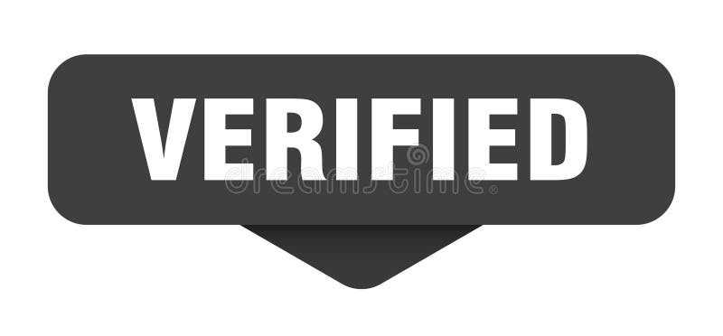 Verified Sticker. Verified Sign on Transparent Background Stock Vector ...