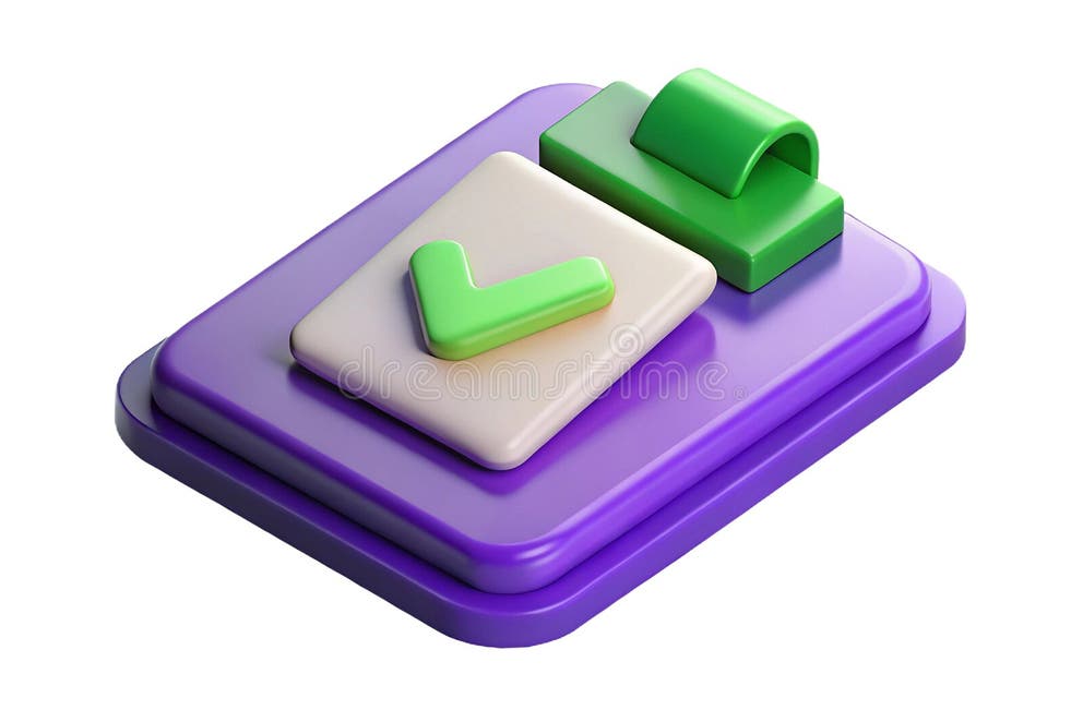 Verified Task Approval stock illustration. Illustration of sheet ...