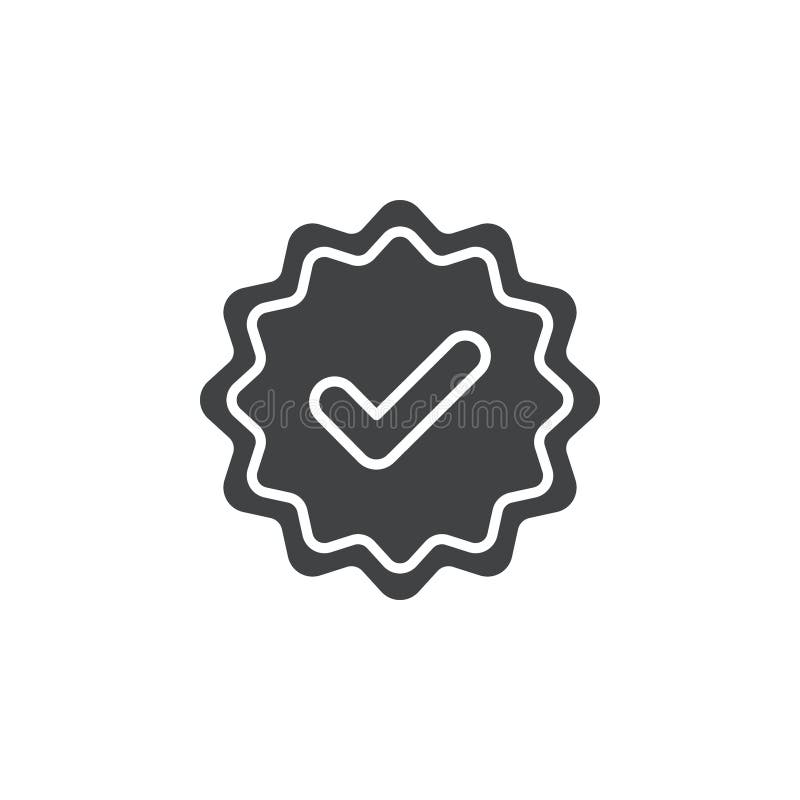 Verify Icon Group Symbol or Sign Vector Stock Illustration ...