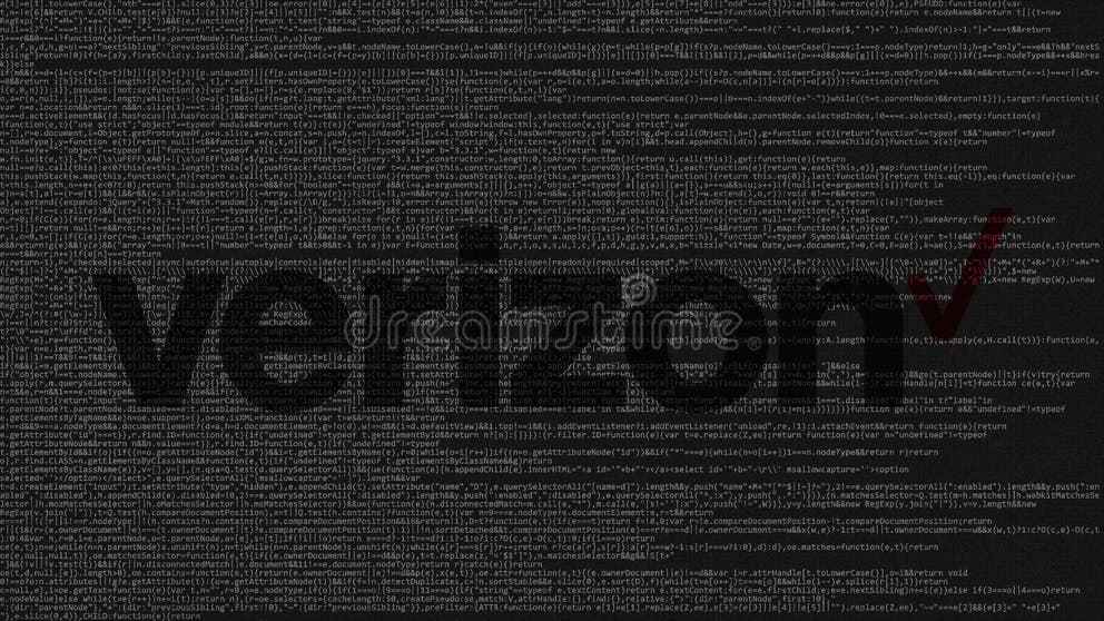 Verizon Communications Logo Made of Source Code on Computer Screen ...