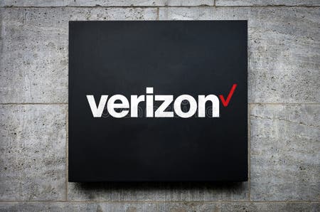 Verizon Telecommunication Brand Store Logo Editorial Stock Photo ...