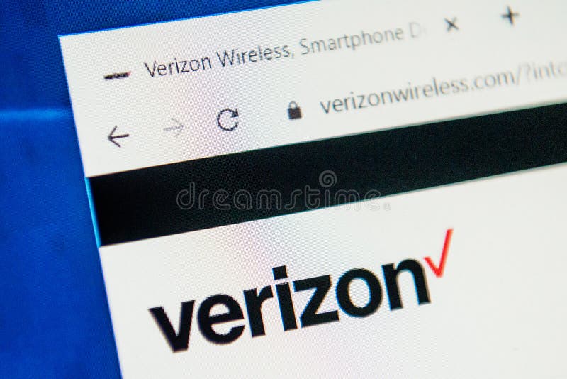 Verizonwireless.com Web Site. Selective Focus. Editorial Photo - Image ...