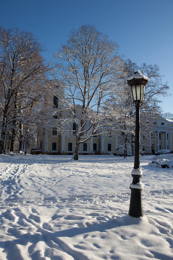 Verkiu palace in Vilnius stock photo. Image of palace - 12507406