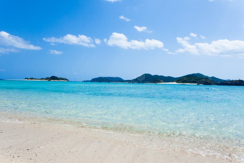 Verlaten Tropisch Eilandstrand, Okinawa, Japan Stock Foto - Image of ...
