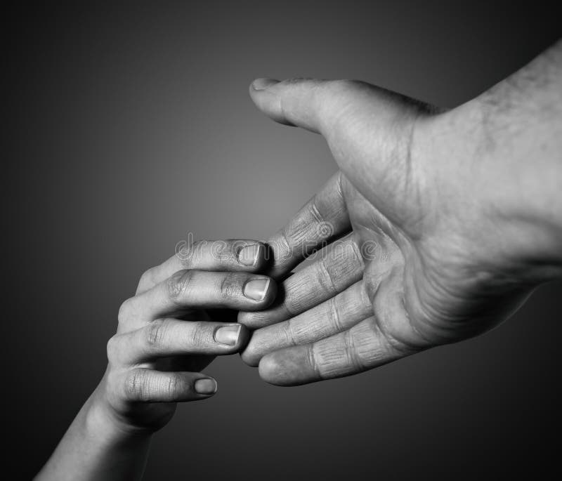 Verleihen Einer Helfenden Hand Stockfoto - Bild von freund, partner ...