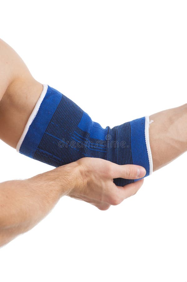 Verletzter Ellbogen. stockfoto. Bild von menschlich, hintergrund - 34491606