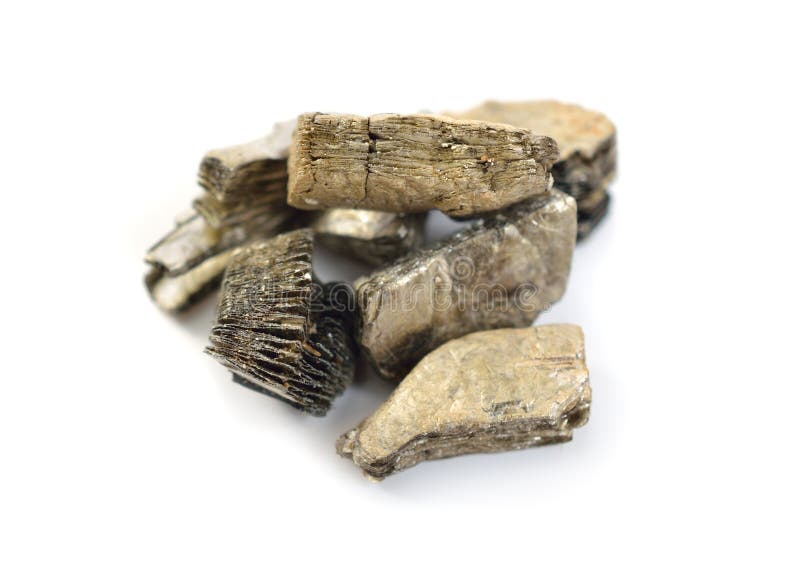 Vermiculite Expandida Isolada Em Fundo Branco Foto de Stock - Imagem de ...