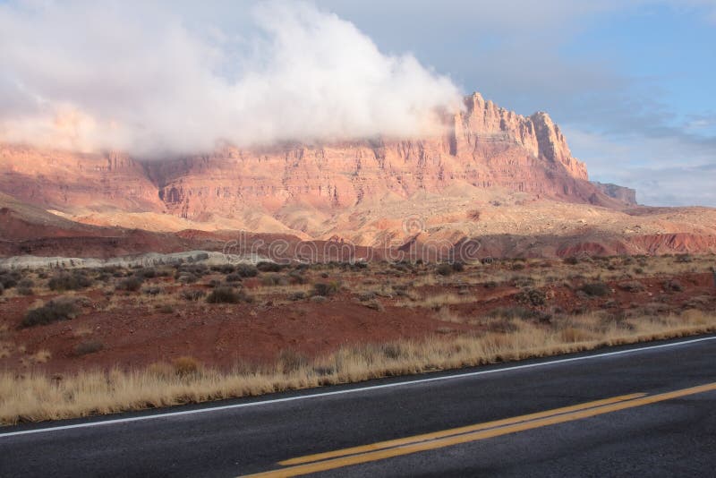 Vermilion Cliffs in Northern Arizona Stock Image - Image of wilderness ...